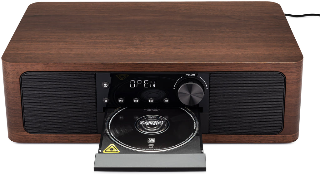 SoundBeast Stereo Shelf System | CD Player, Bluetooth, FM Radio, USB P ...